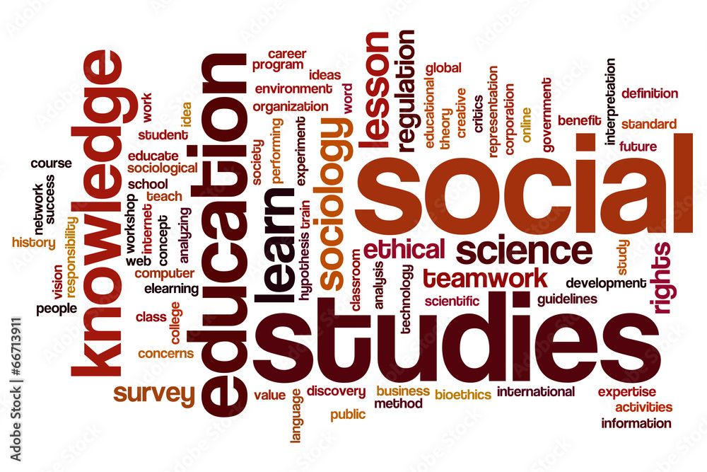 Social Studies Word Cloud