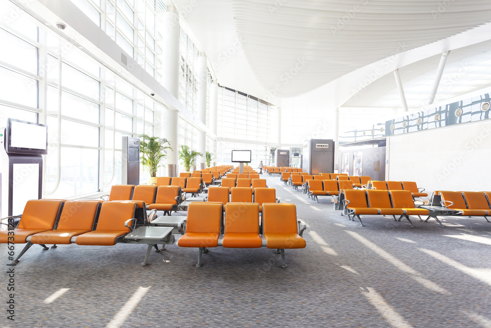 modern airport terminal waiting room Stock Photo | Adobe Stock