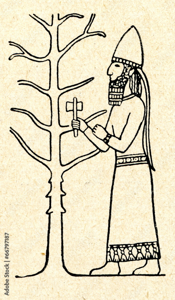 Nebuchadnezzar II, king of the Neo-Babylonian Empire Stock Photo ...