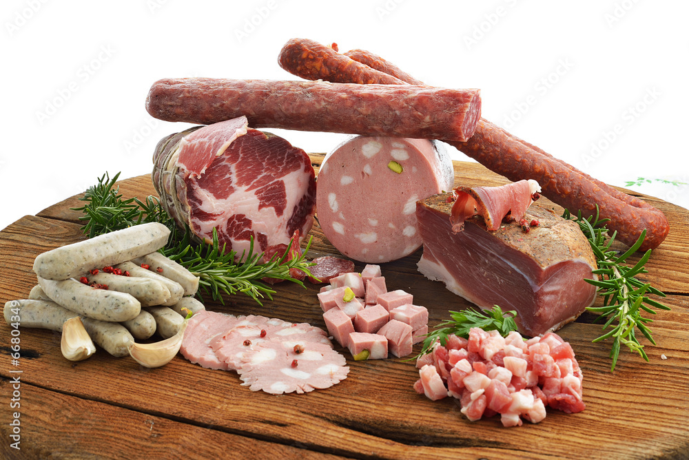 Foto de salumi composizione do Stock | Adobe Stock