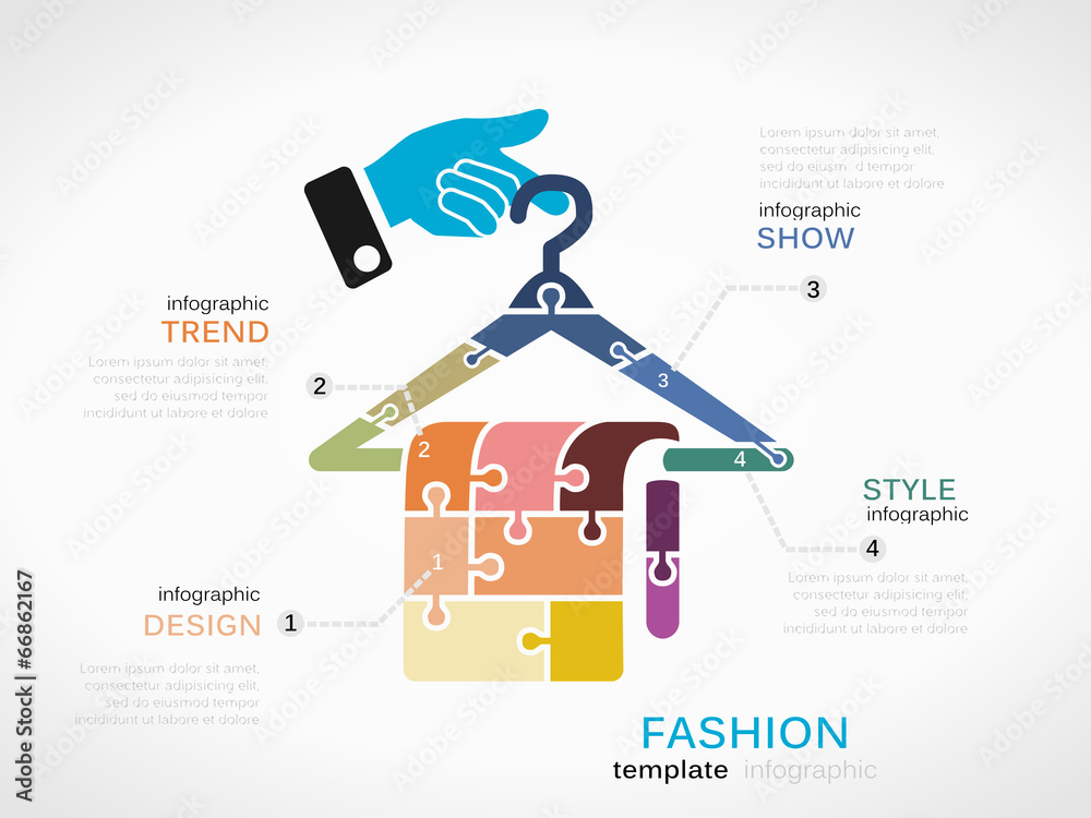 Fashion infographics Stock Vector | Adobe Stock