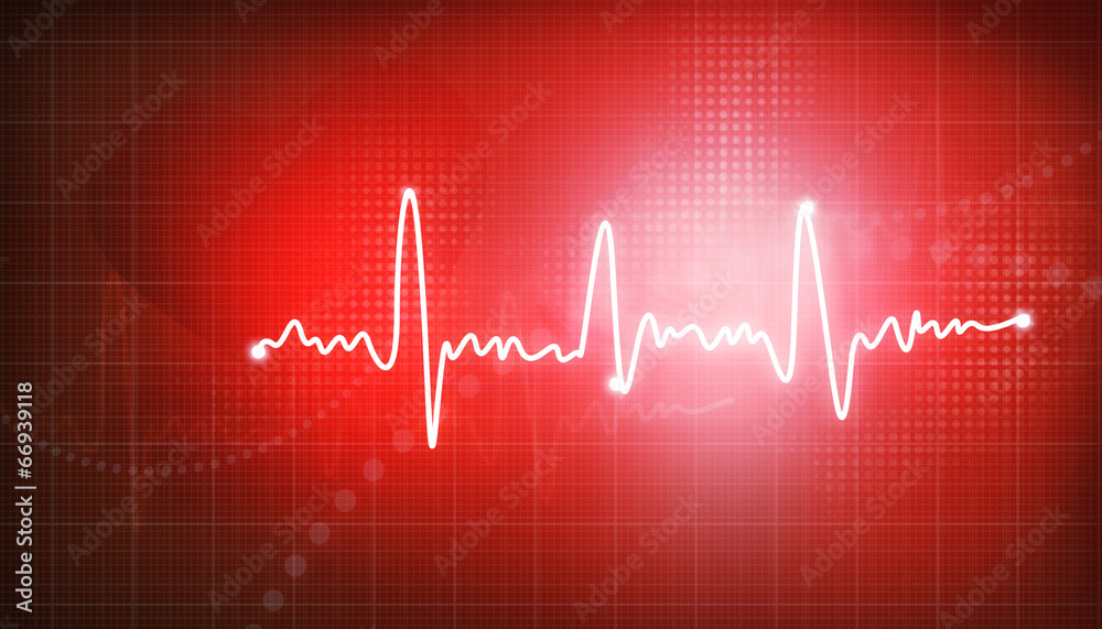 Electrocardiogram, ecg background . Stock Illustration | Adobe Stock