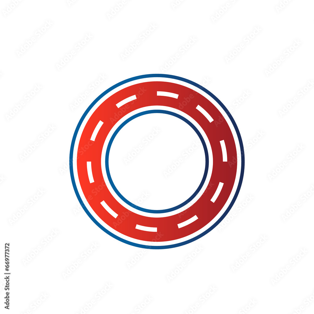 Circular Race Track Clipart