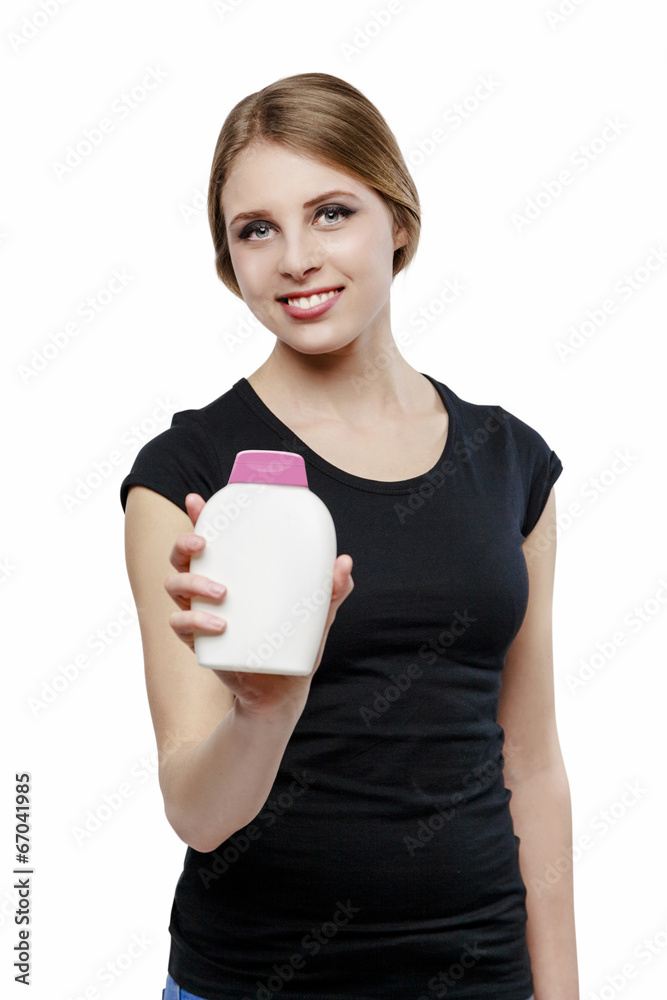 girl with soap Stock-Foto | Adobe Stock