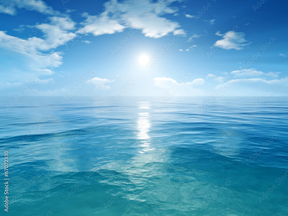 Blue Sky Ocean Stock Photo Adobe Stock Blue Sky Ocean Stock Photo Adobe Stock