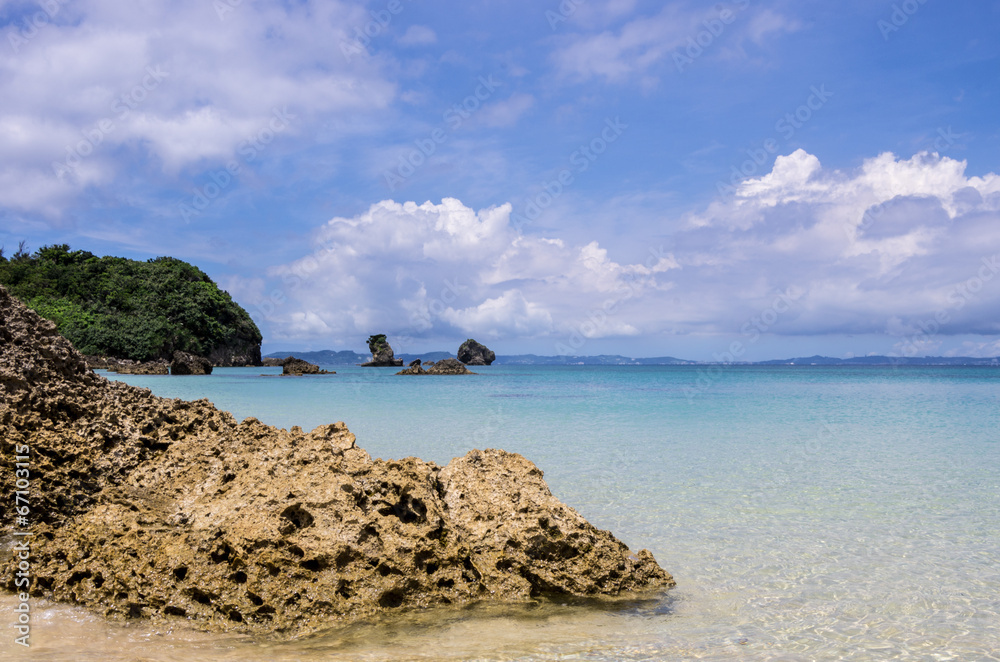 Tsuken Island Beach Stock Photo | Adobe Stock