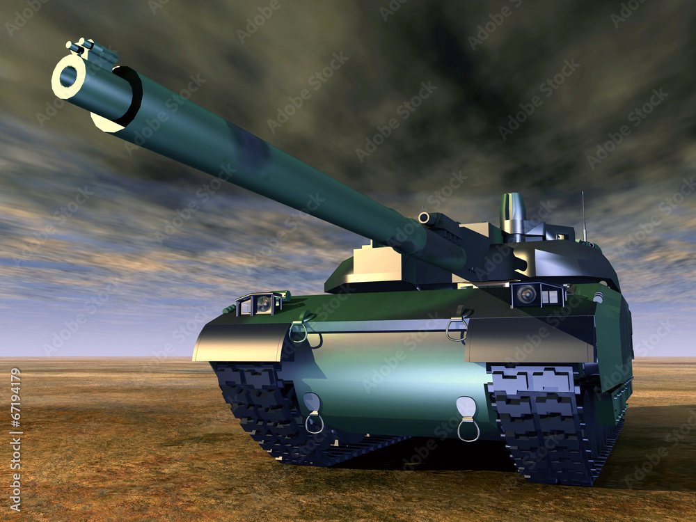 French Main Battle Tank Stock Illustration | Adobe Stock