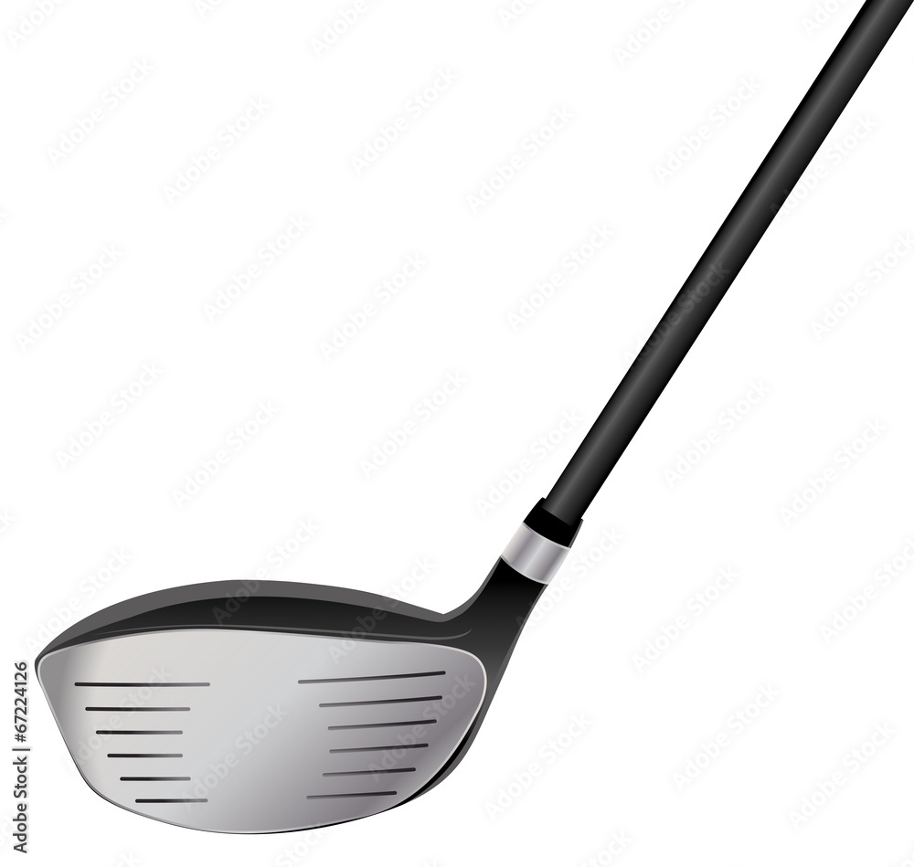 Golf Club Driver Illustration Stock Vector | Adobe Stock
