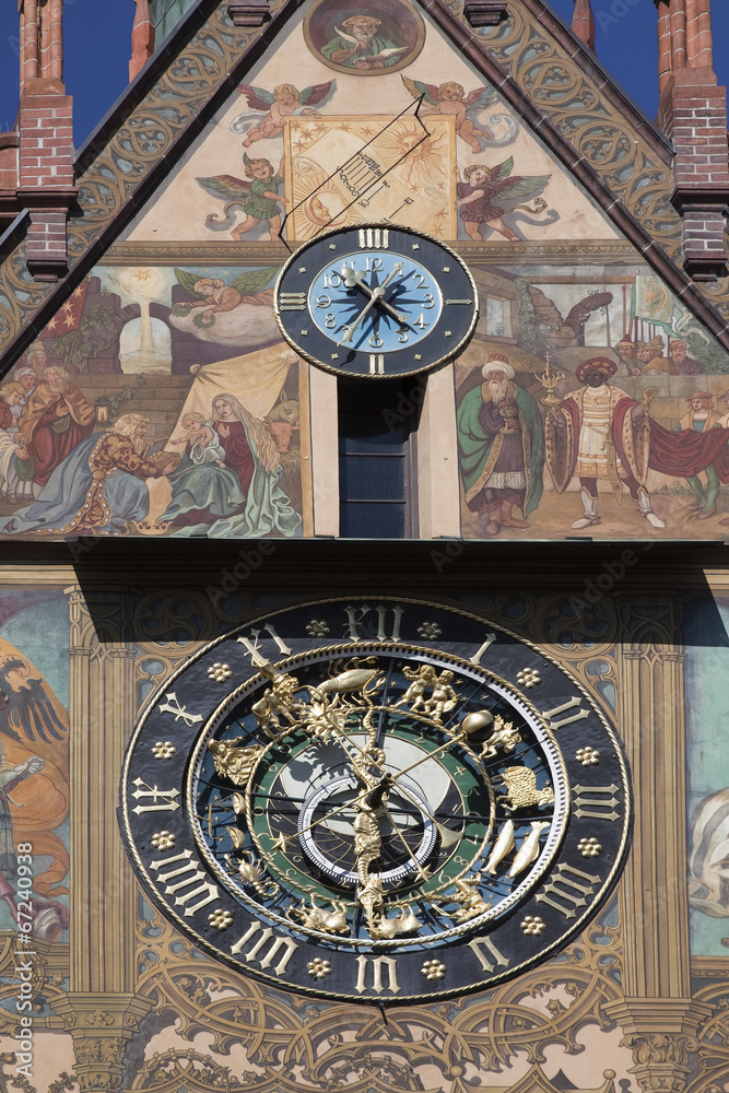 Rathaus Ulm Uhr Stock-Foto | Adobe Stock