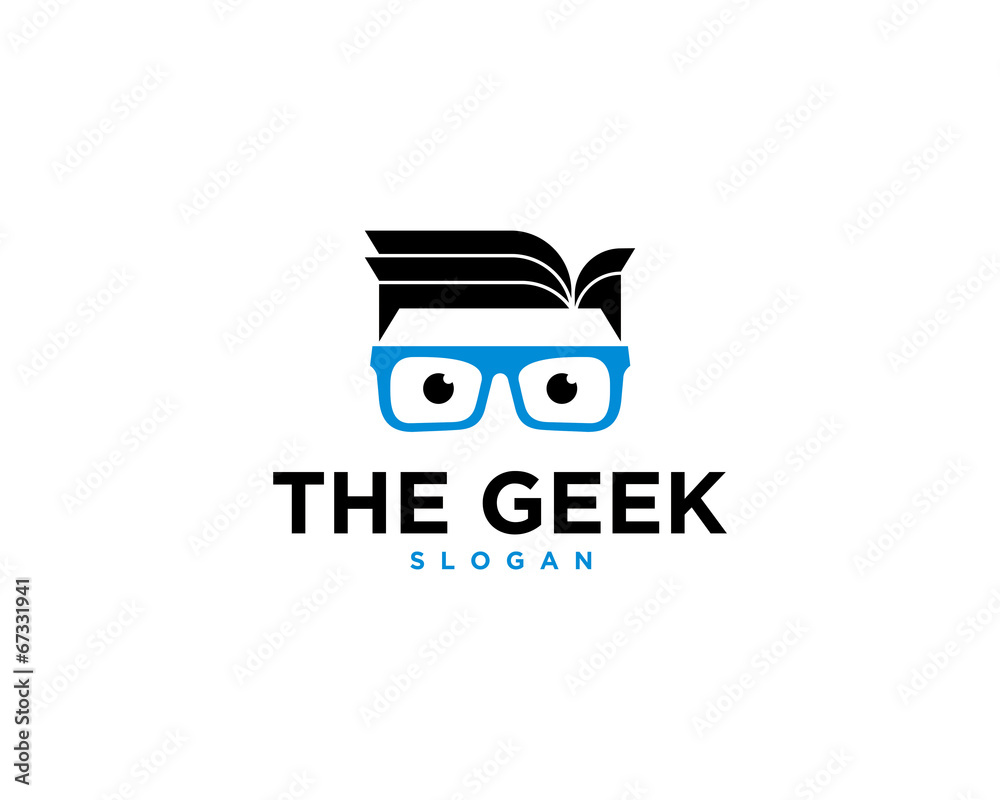 Geek Logo 1 Stock Vector | Adobe Stock