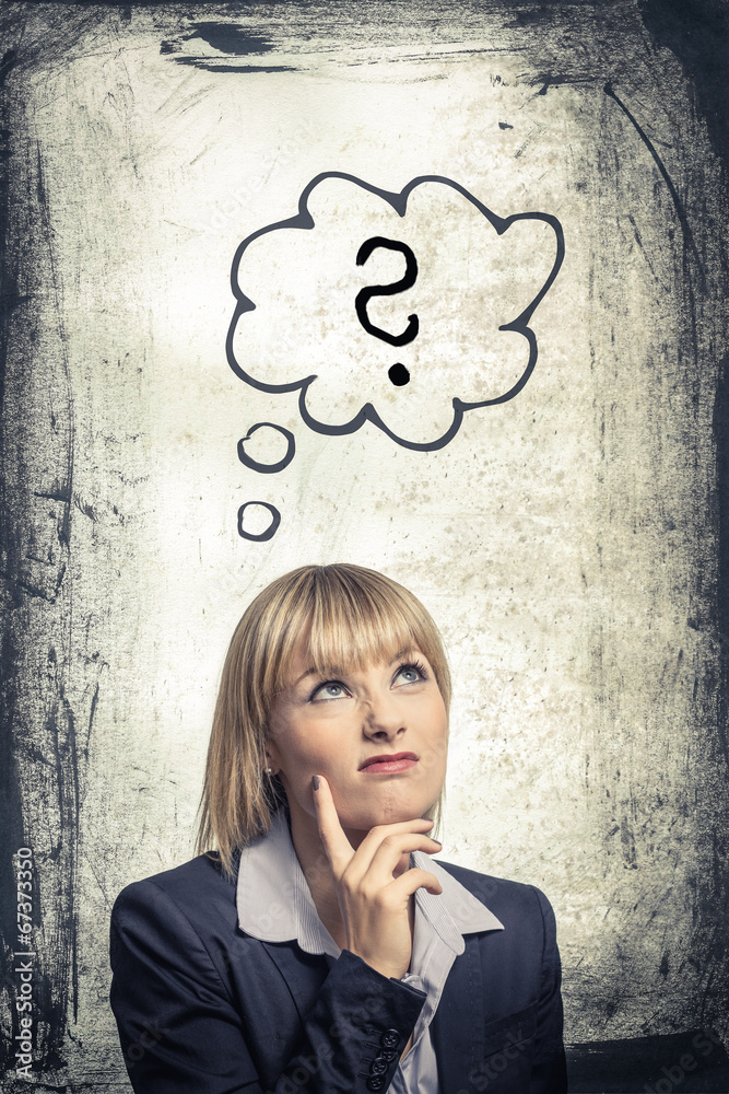 Fragende Gesichter Stock-Foto | Adobe Stock