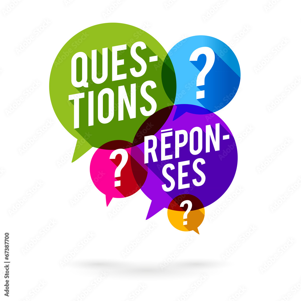Questions Réponses vector de Stock | Adobe Stock