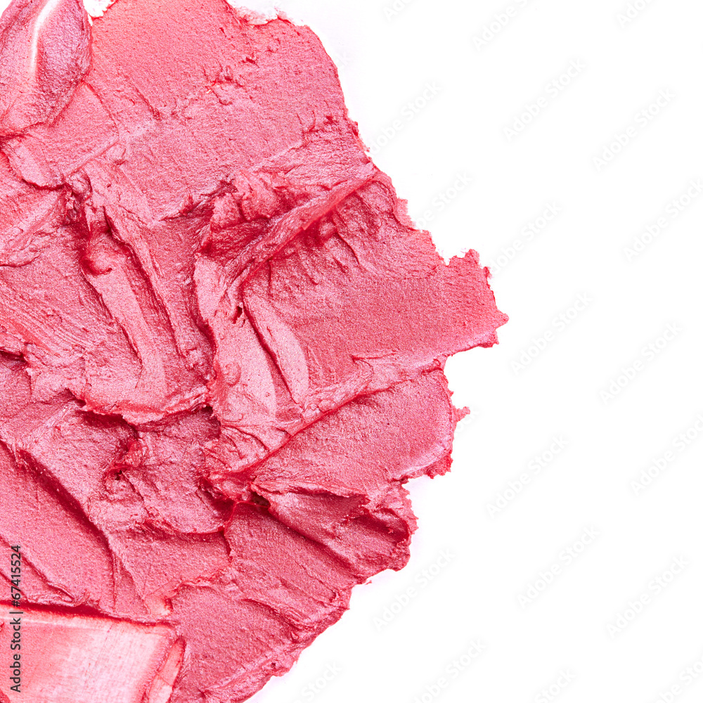 Smudged lipstick Stock-Foto | Adobe Stock