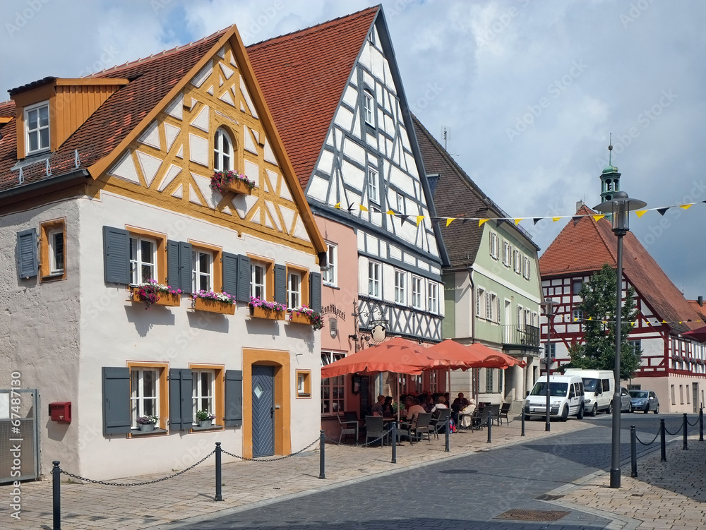 Altstadt in Hilpoltstein Stock-Foto | Adobe Stock