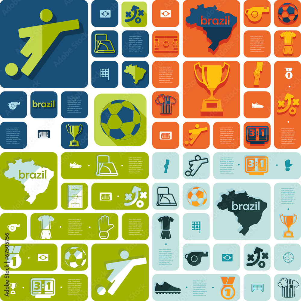 football, soccer infographic Stock Vector | Adobe Stock