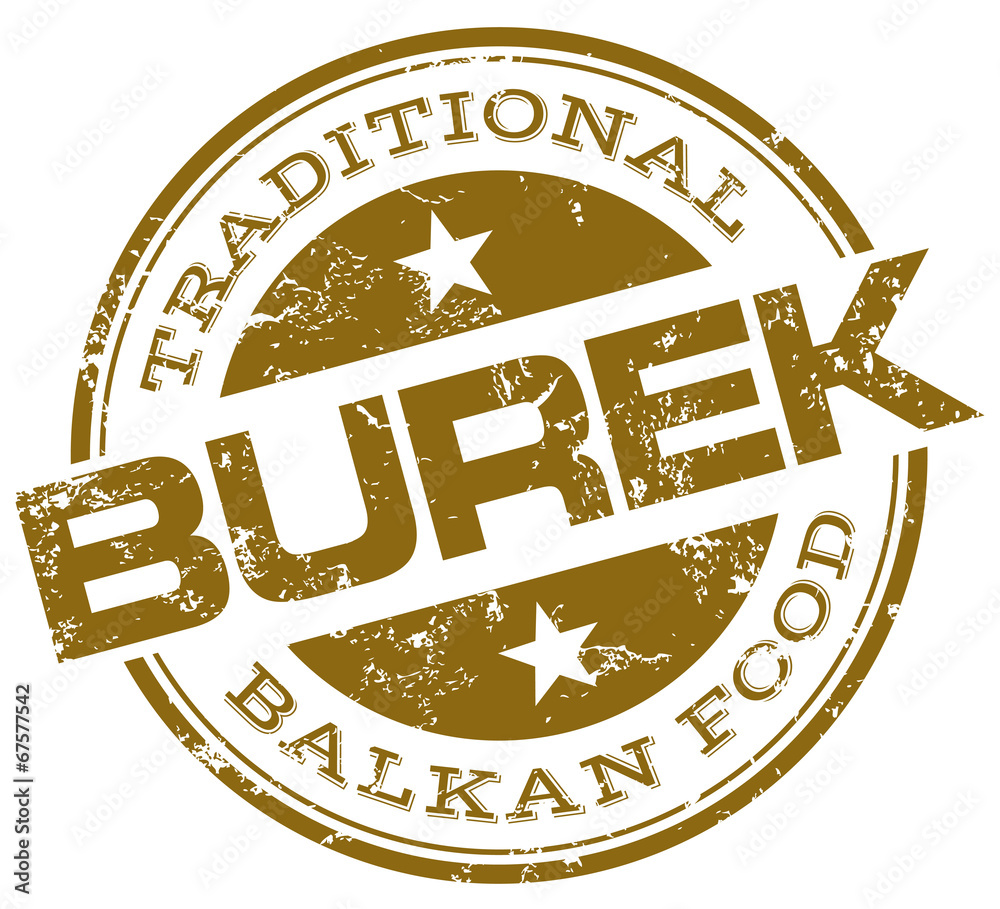 burek stamp Stock Vector | Adobe Stock