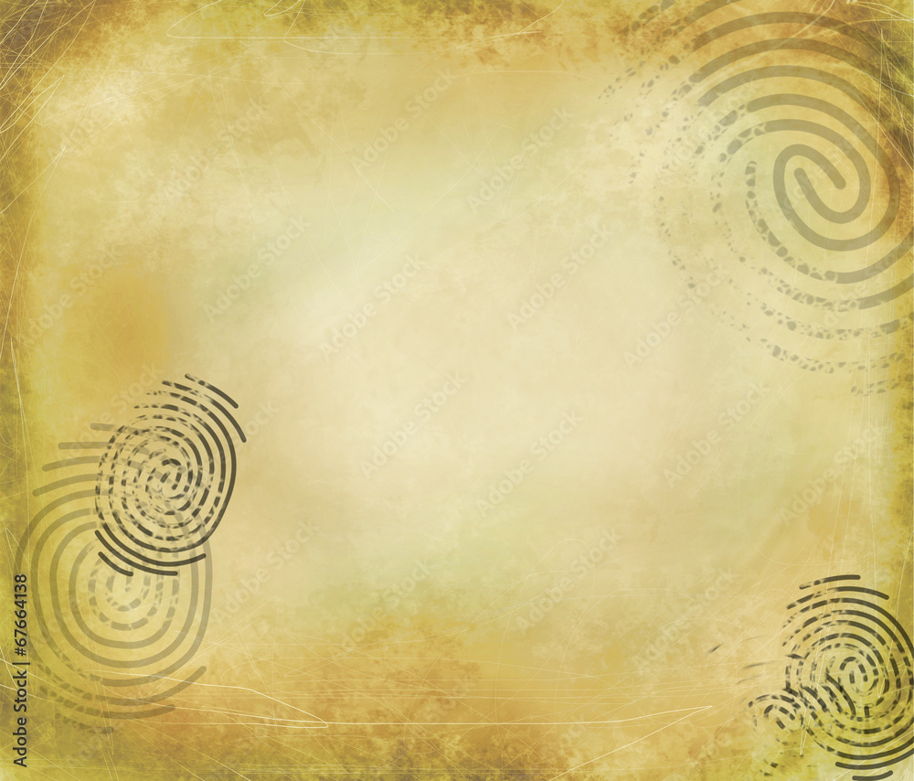Grunge detective background with fingerprints Stock Illustration ...