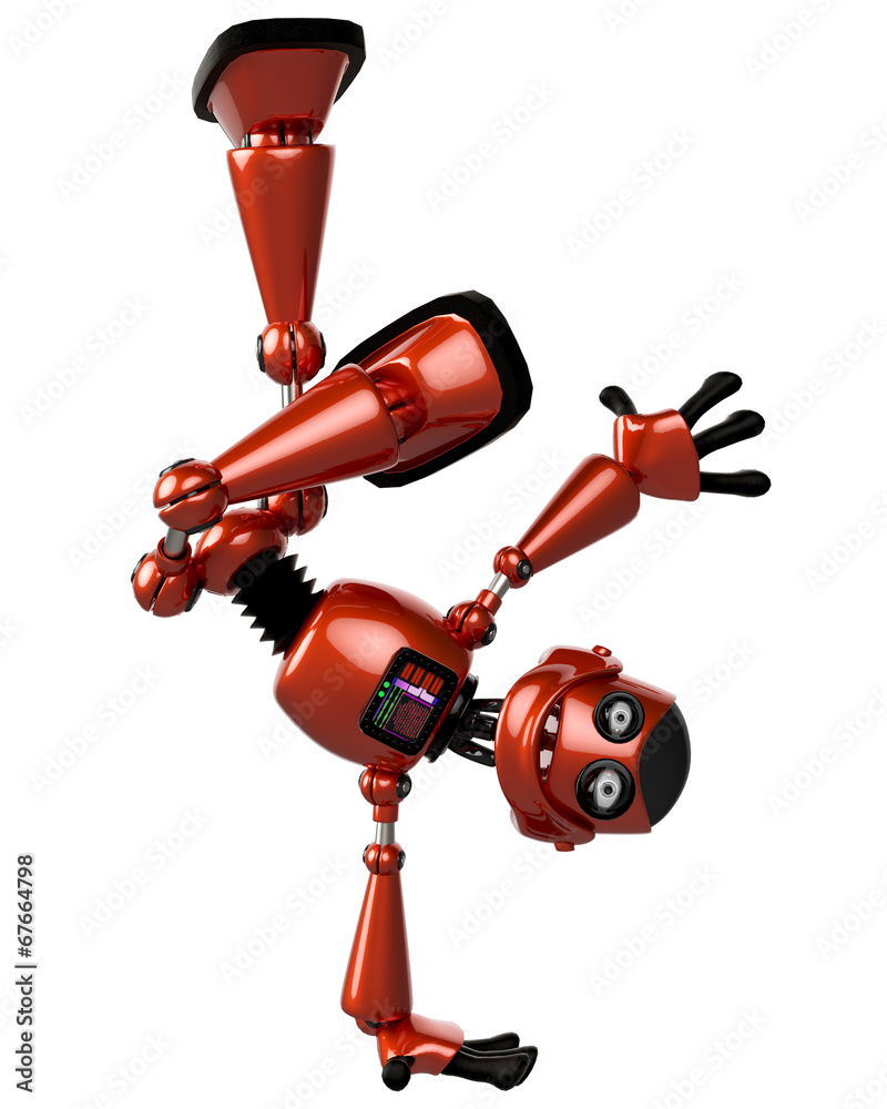 orage robot hiphop dance Stock Illustration | Adobe Stock