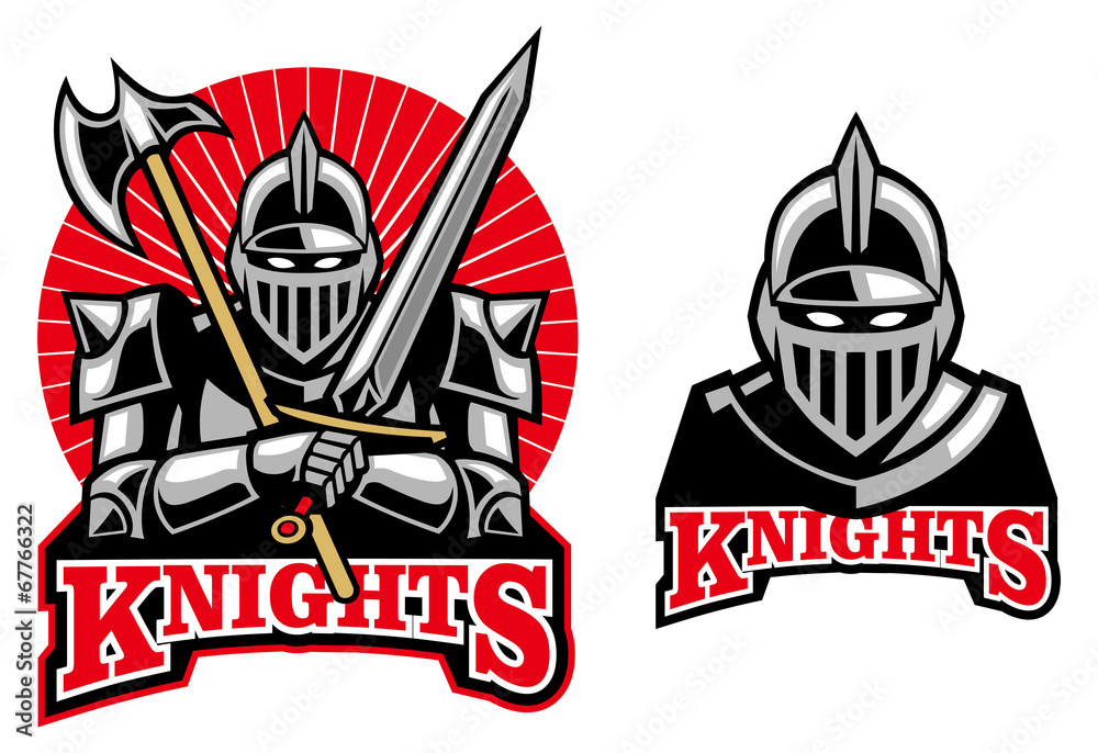 Knight Mascot Vector