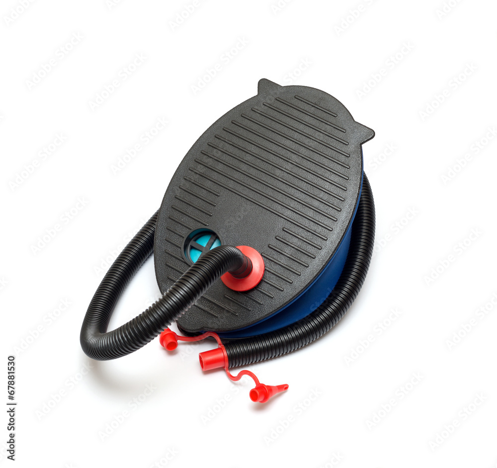 Foot air pumper tool better and faster than hand pumps type, an Stock ...