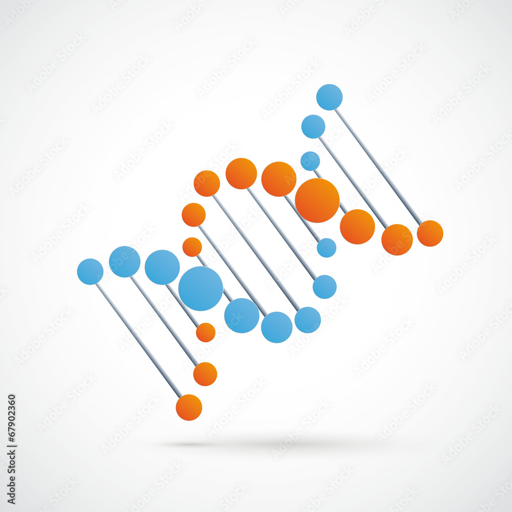 DNA Stock Vector | Adobe Stock