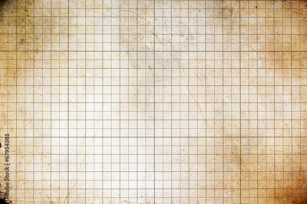 Old vintage colorless dirty graph paper Stock Photo | Adobe Stock