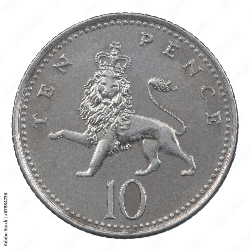 Ten Pence coin Stock Photo | Adobe Stock
