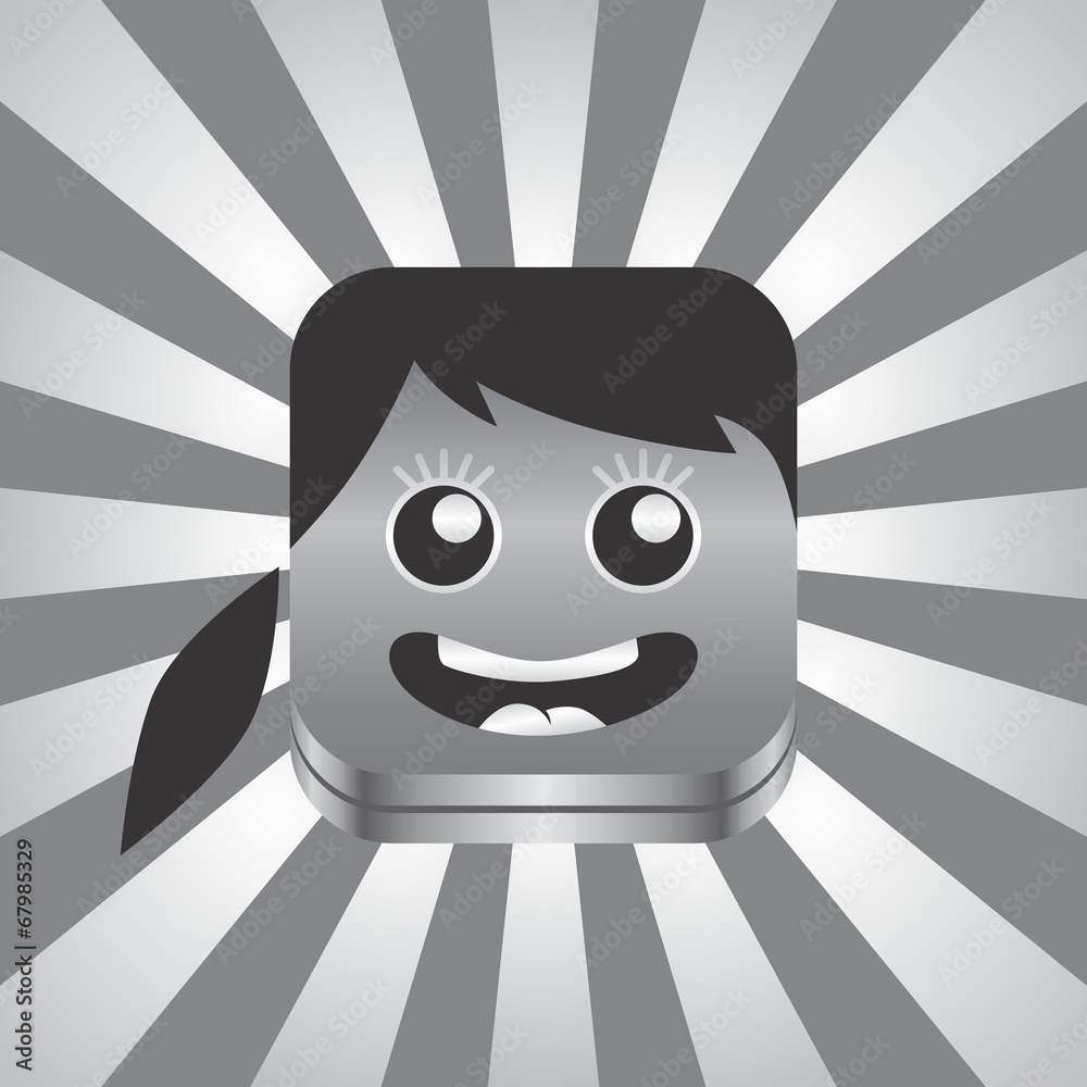 avatar portrait picture Stock Vector | Adobe Stock