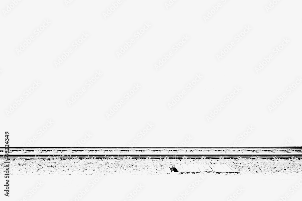 Eisenbahnschiene Stock Photo | Adobe Stock