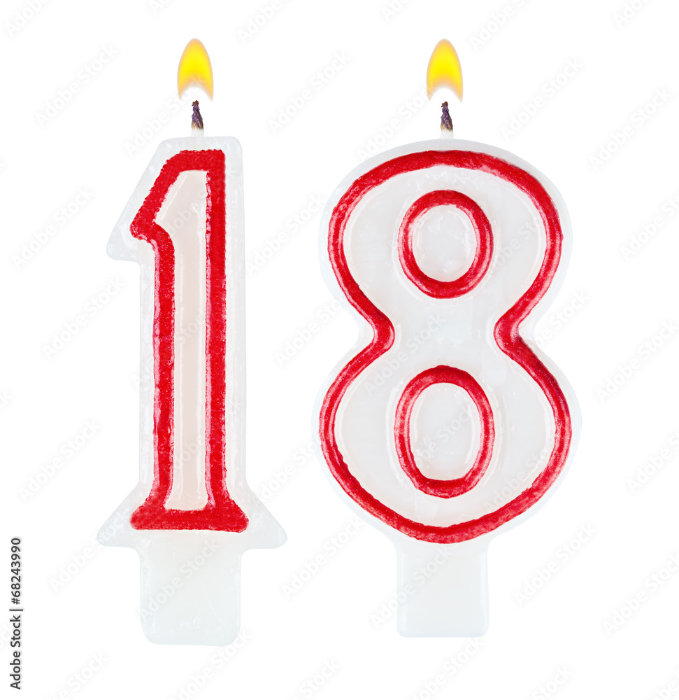 18 Birthday Candles