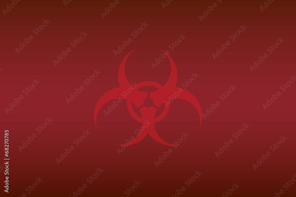 Red Biohazard Wallpaper