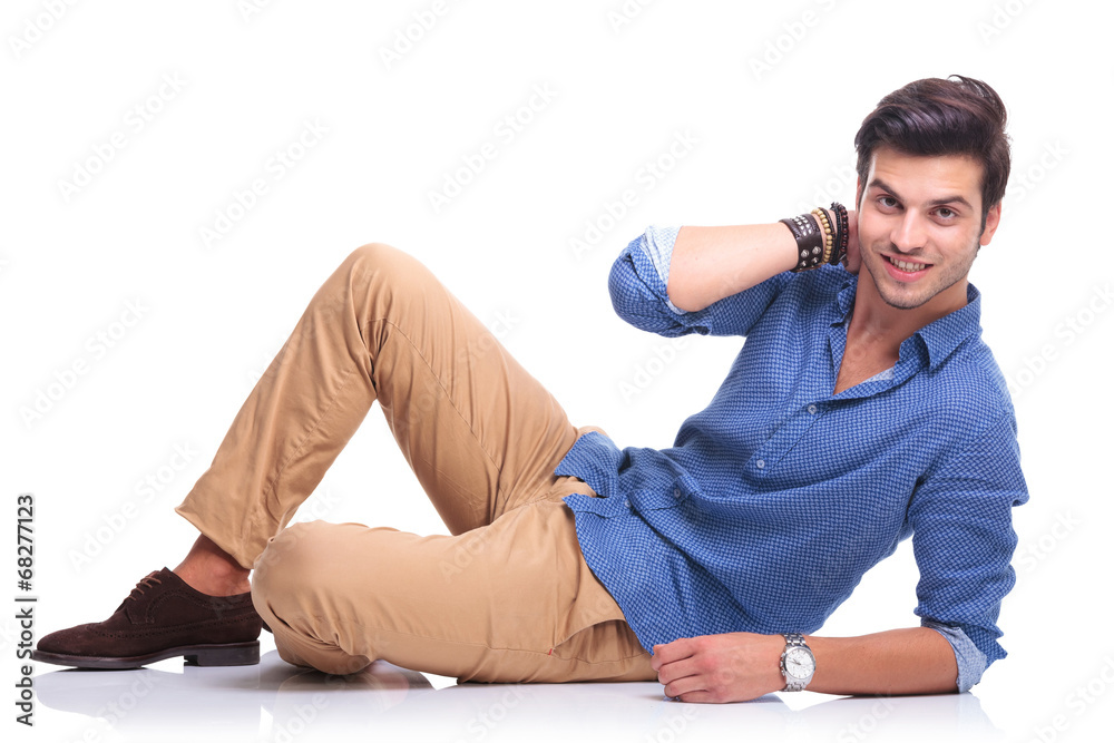 Person Lying On Back