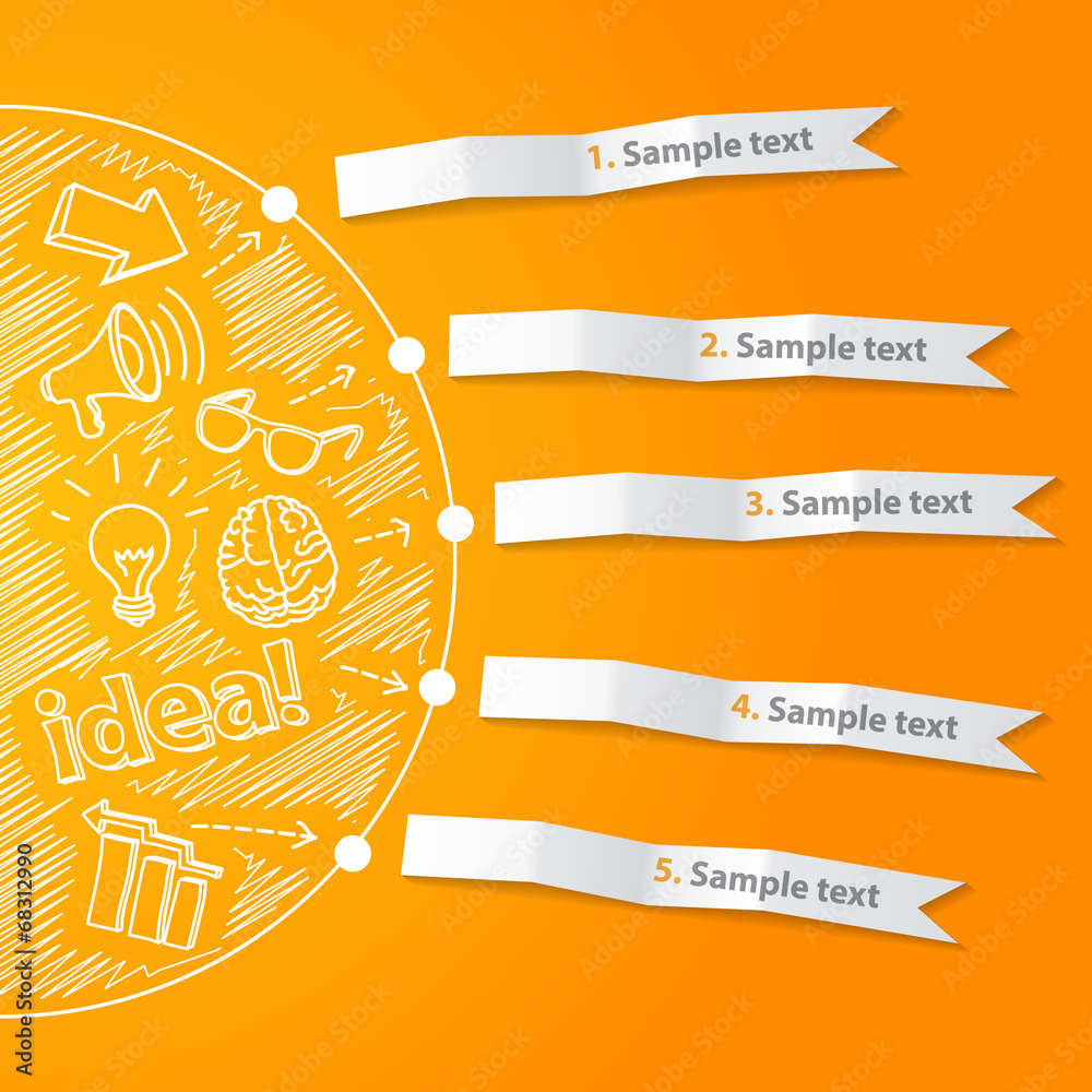 Inspiration idea concept modern design template Stock Vector | Adobe Stock