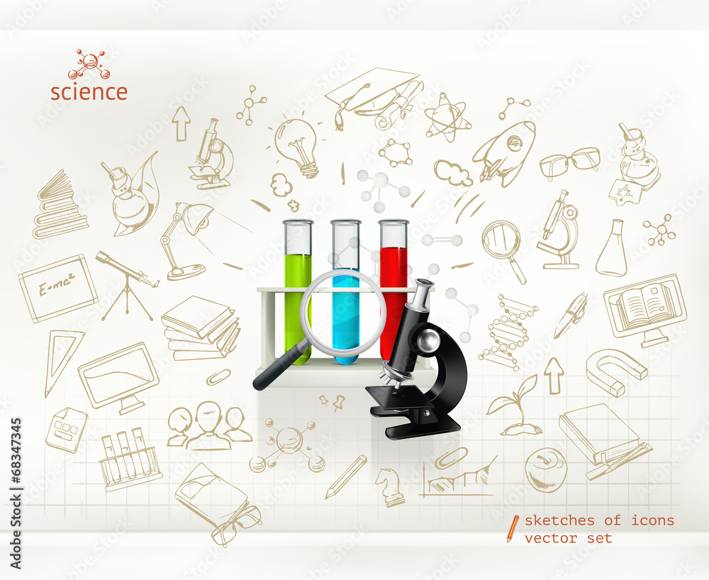 Science, infographics vector Stock Vector | Adobe Stock