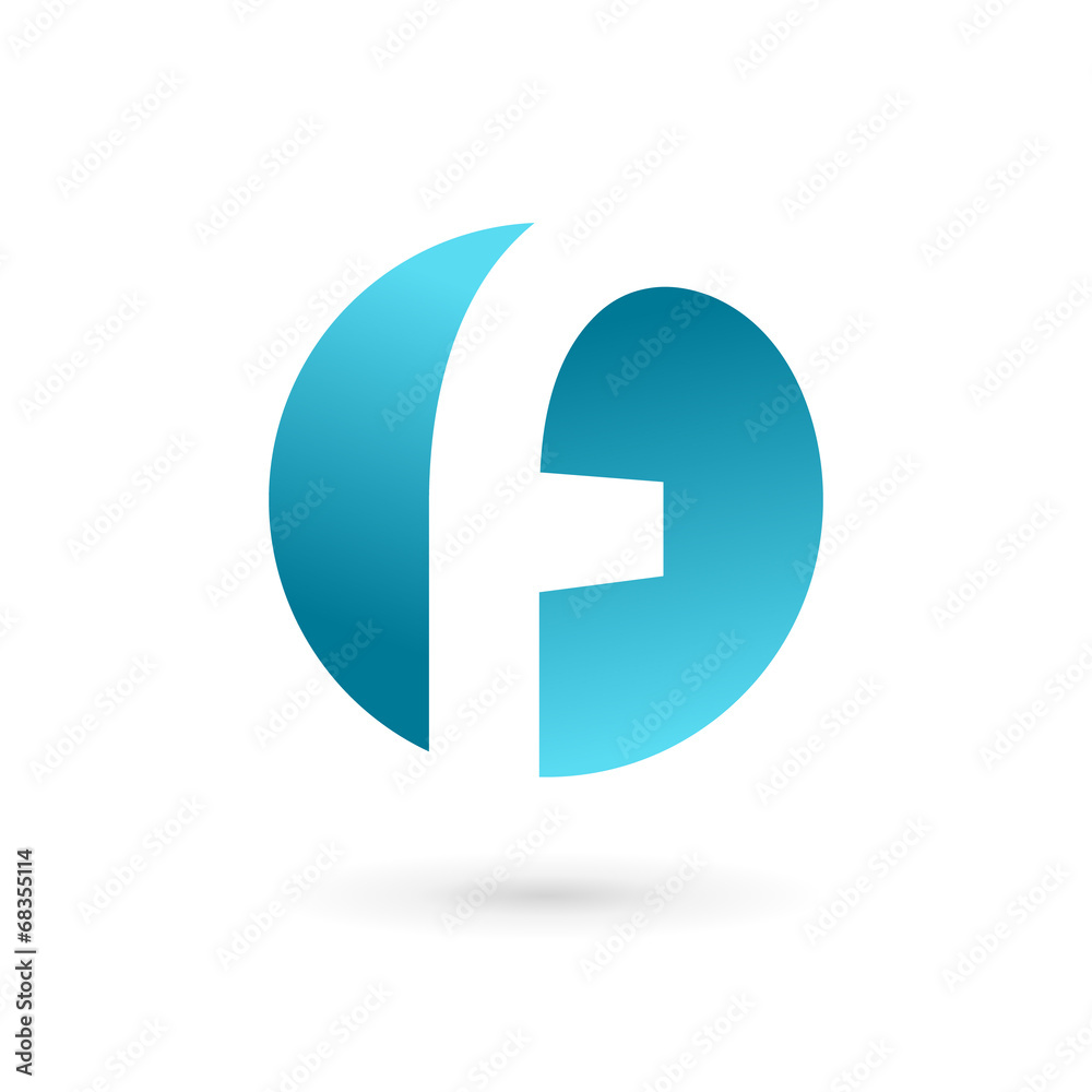 Letter F logo icon design template elements. Stock Vector | Adobe Stock