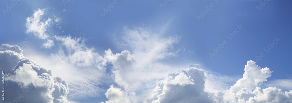 Awesome Blue Sky Panorama Stock Photo | Adobe Stock
