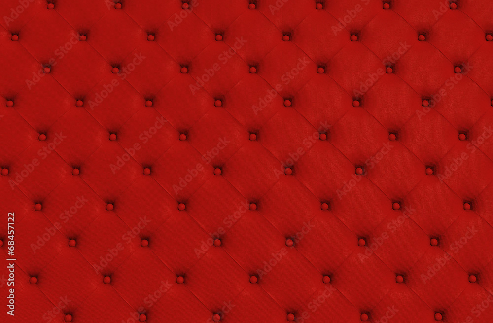 the red texture of the skin quilted sofa Stock Photo | Adobe Stock