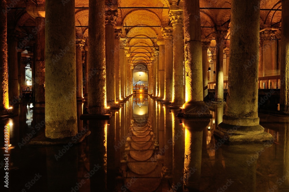 Underground Basilica Cistern - Yerebatan Sarayi Stock Photo | Adobe Stock