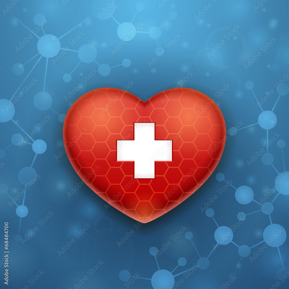 Heart and help Stock Vector | Adobe Stock