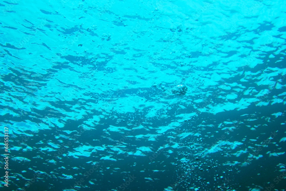 Blue water ripples underwater, texture and backgrounds Stock Photo ...