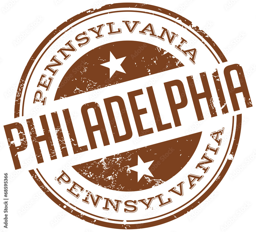 philadelphia stamp Stock Vector | Adobe Stock