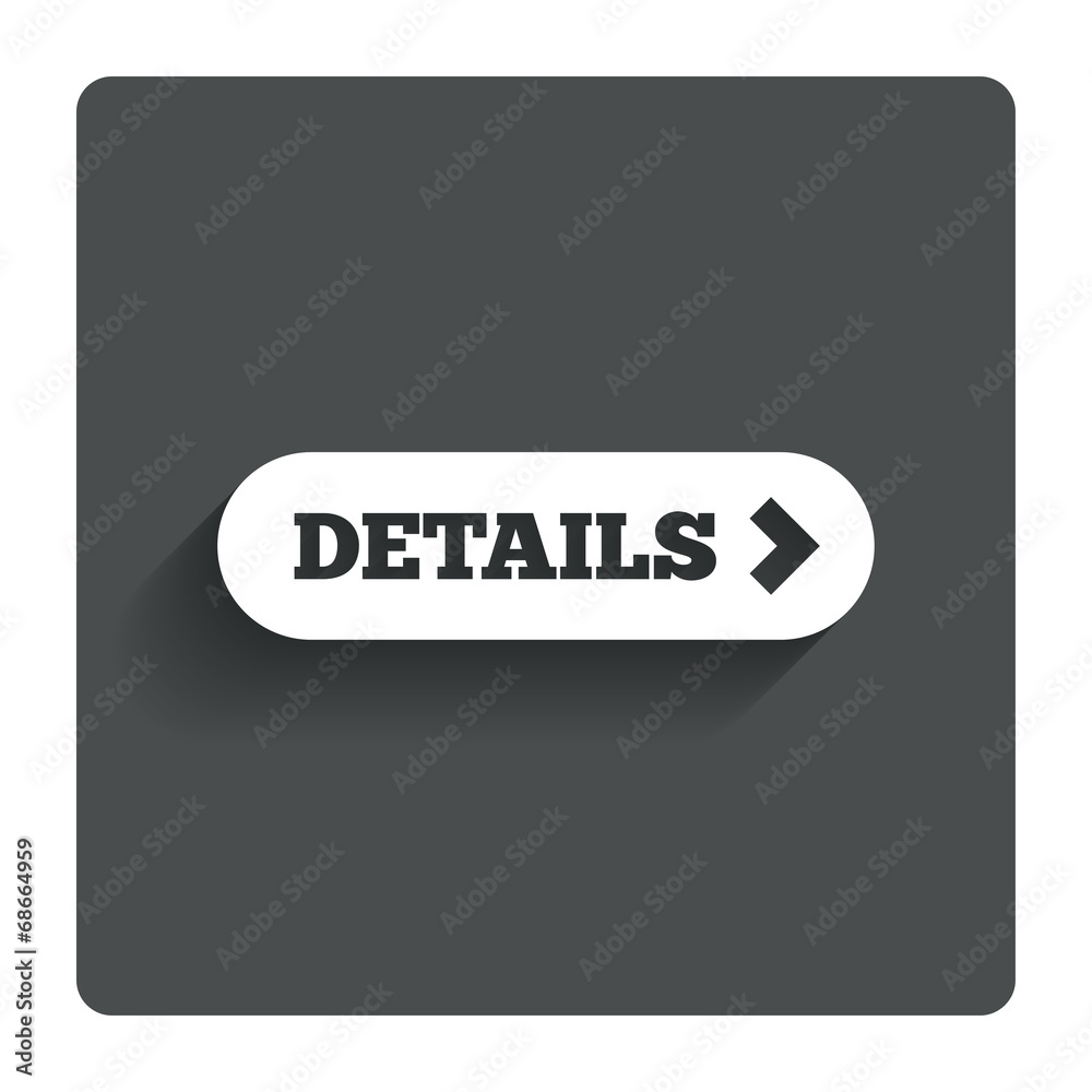 Details with arrow sign icon. More symbol. Stock Vector | Adobe Stock