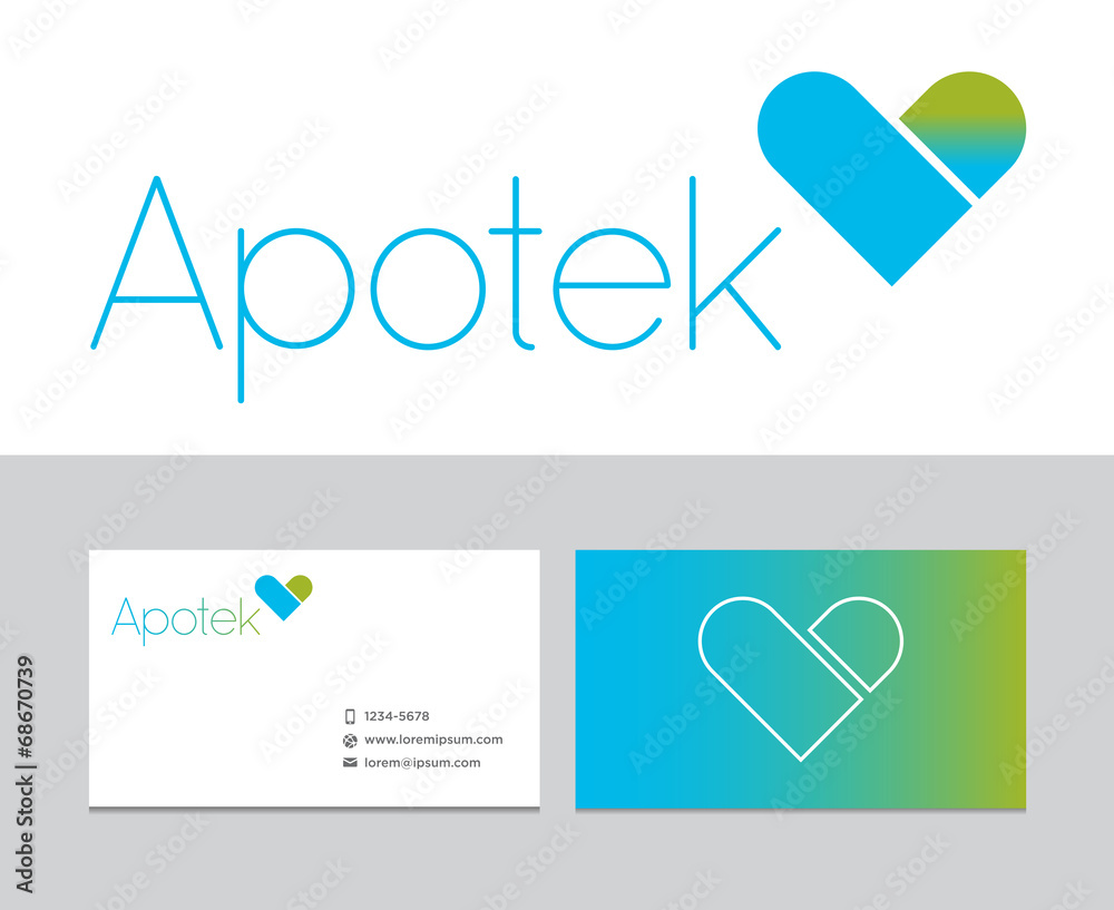 Apotek logo Stock Vector | Adobe Stock
