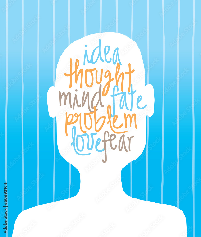 Inside a human brain philosophy Stock Vector | Adobe Stock
