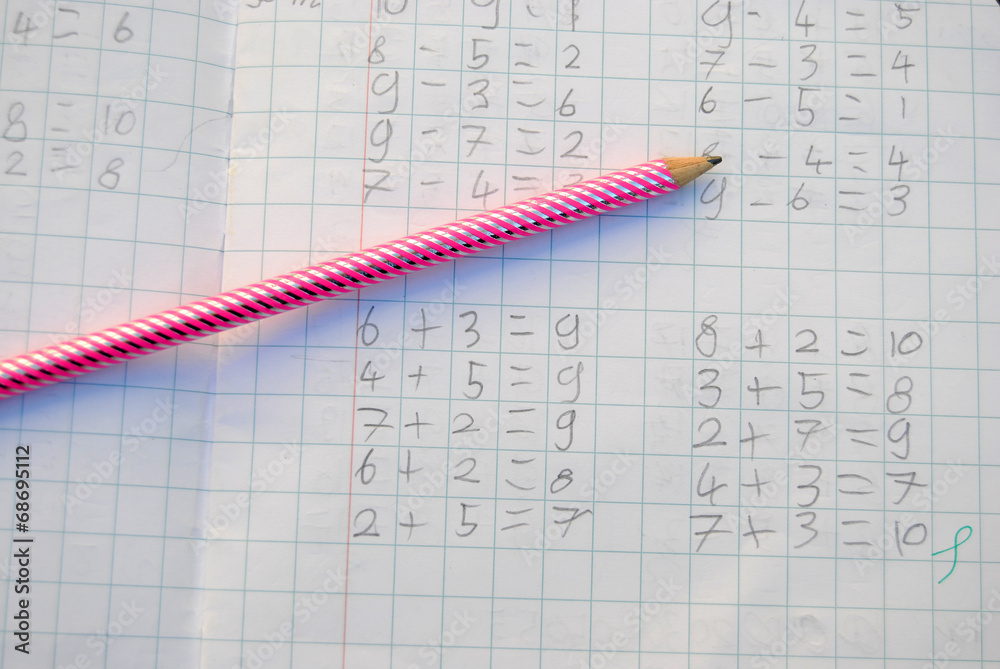 Rekenen op de basisschool Stock Photo | Adobe Stock