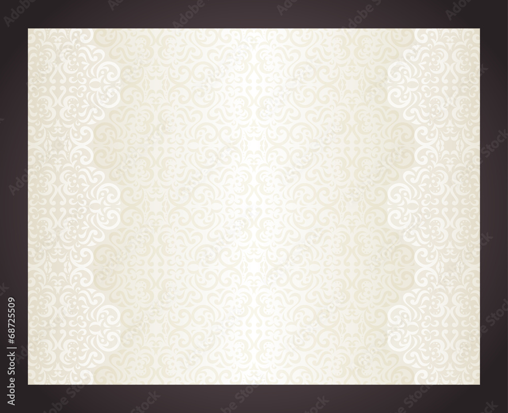Luxury cream background in vintage style Stock-Vektorgrafik | Adobe Stock