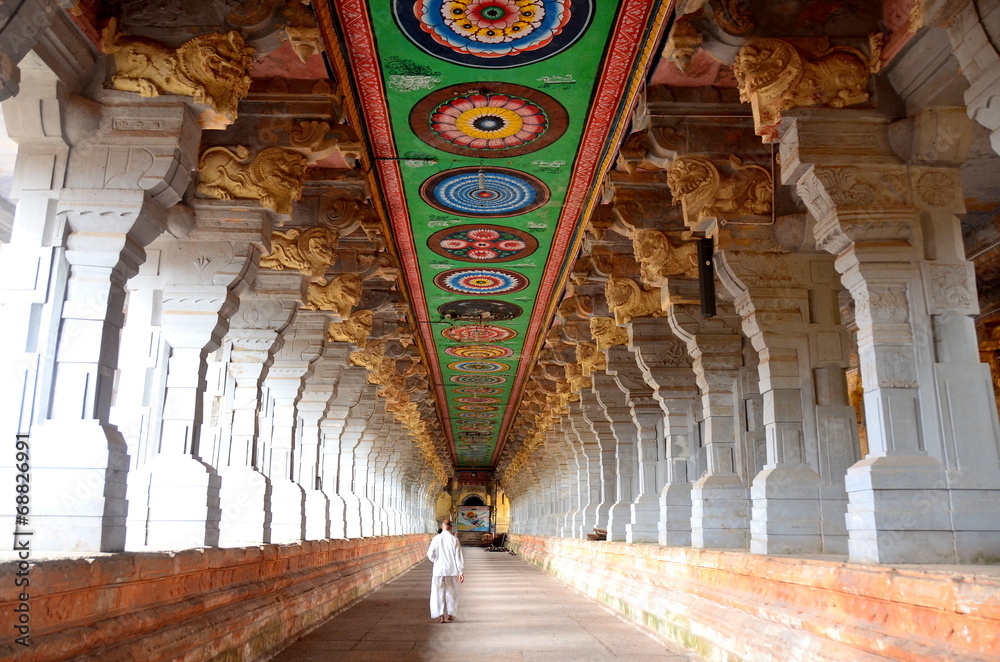 Ramanathaswamy Temple Stock Photo | Adobe Stock