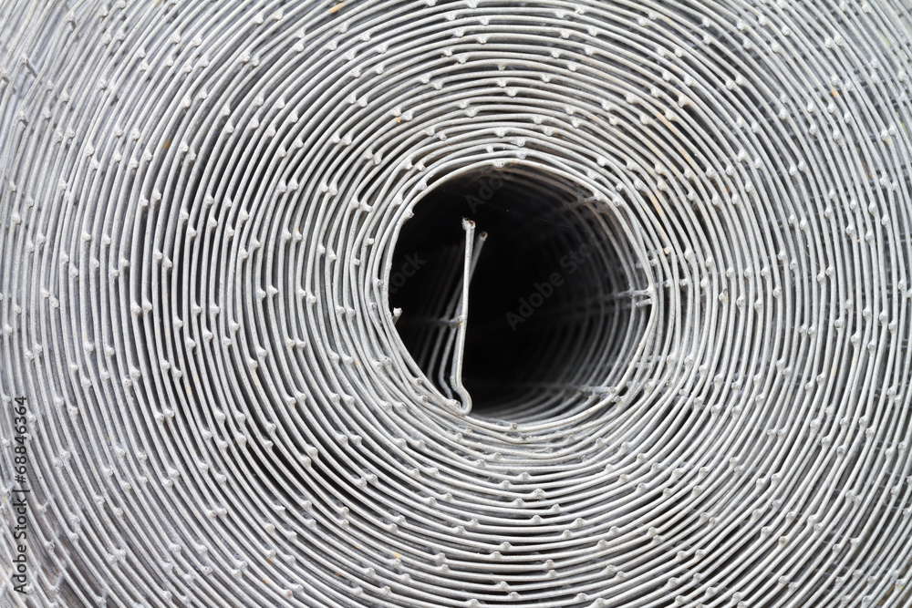 Cross section of wire cage roll Stock Photo | Adobe Stock