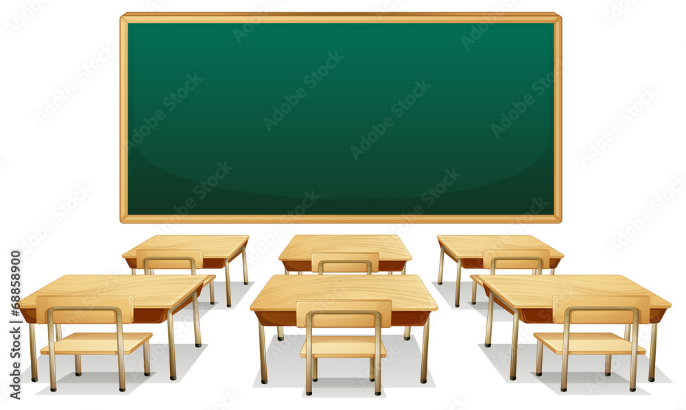 Classroom Stock Vector | Adobe Stock