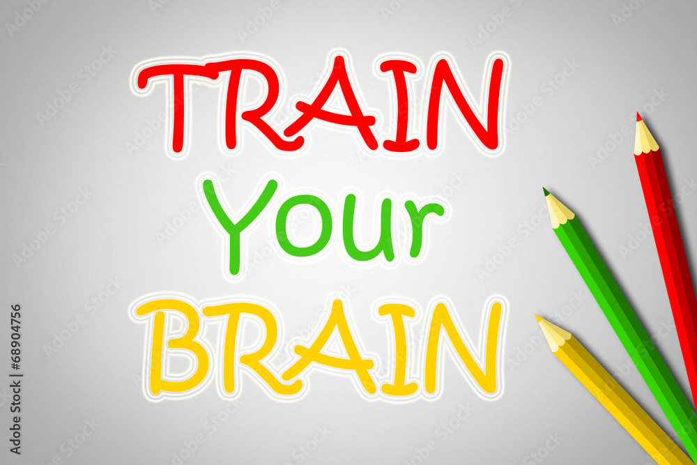 Illustrazione Stock Train Your Brain Concept | Adobe Stock